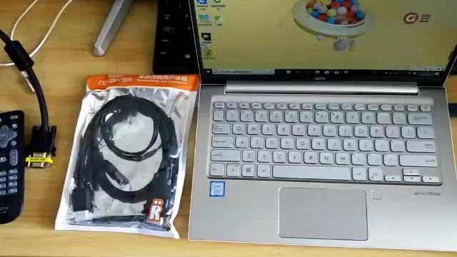 HDMI转vga一体线链接方法