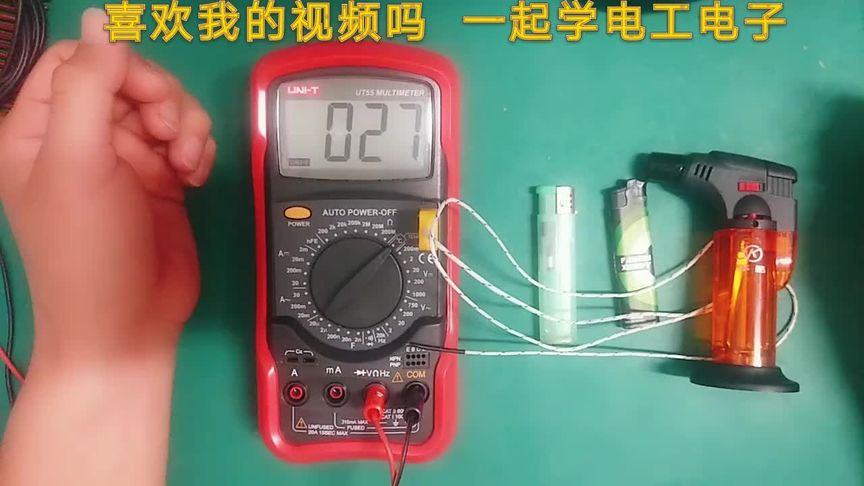 实测打火机火焰温度给你看 顺路讲解热电偶和热电阻区别
