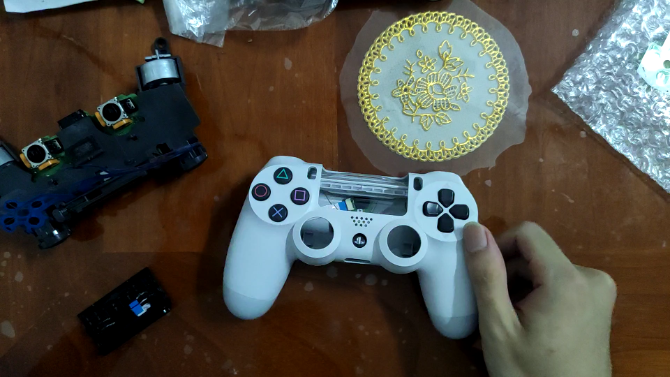 ...PS4手柄ps键坏了怎么办 ps4手柄维修 ps4手柄按键坏了 1800毫安电池