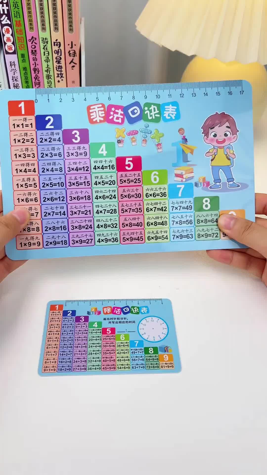 #九九乘法口诀表 是二年级孩子学习的重难点,提前让孩子预习巩固,...