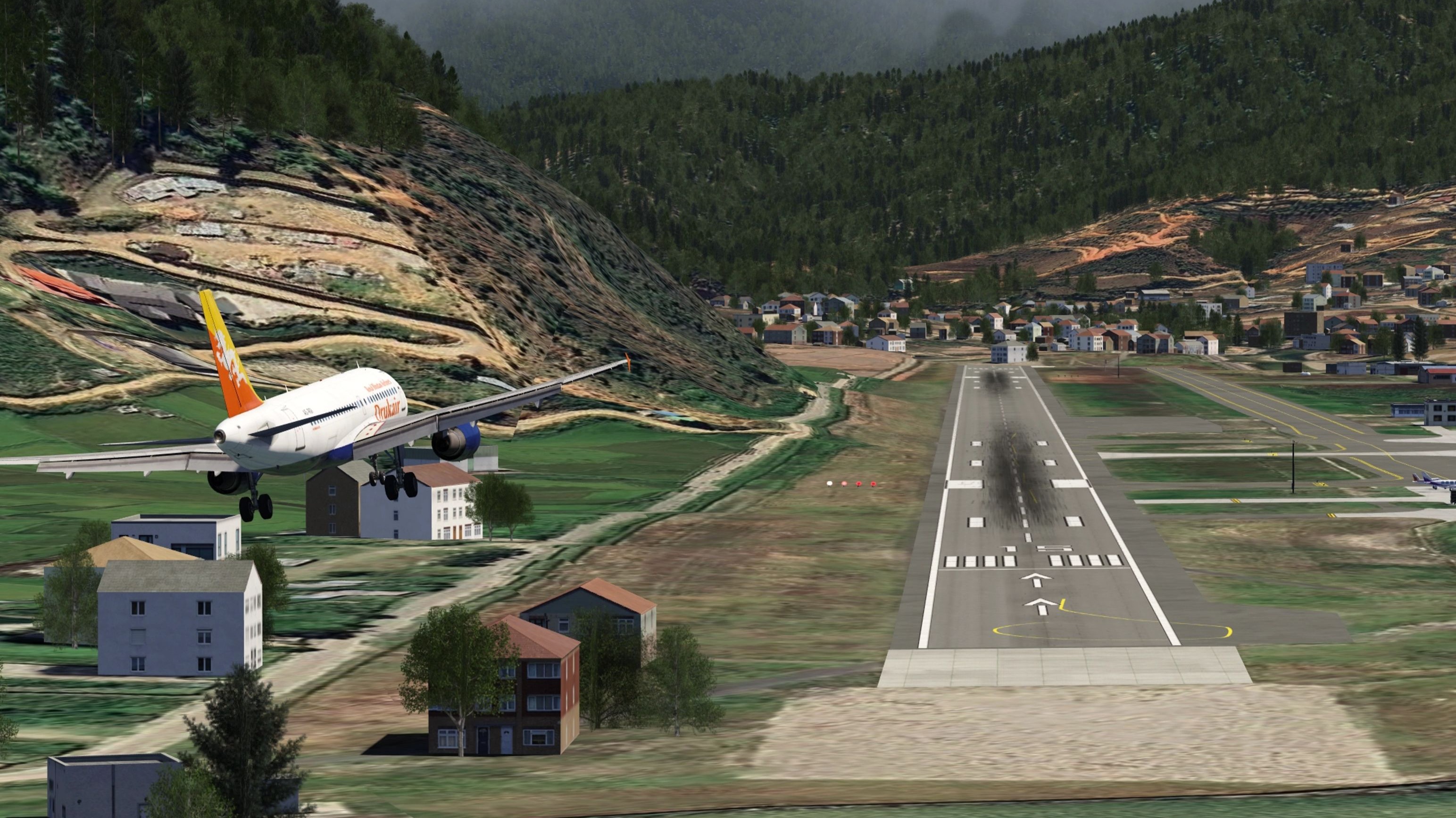 【Aerofly】A319怒砸帕罗_哔哩哔哩bilibili_模拟飞行_游戏实况