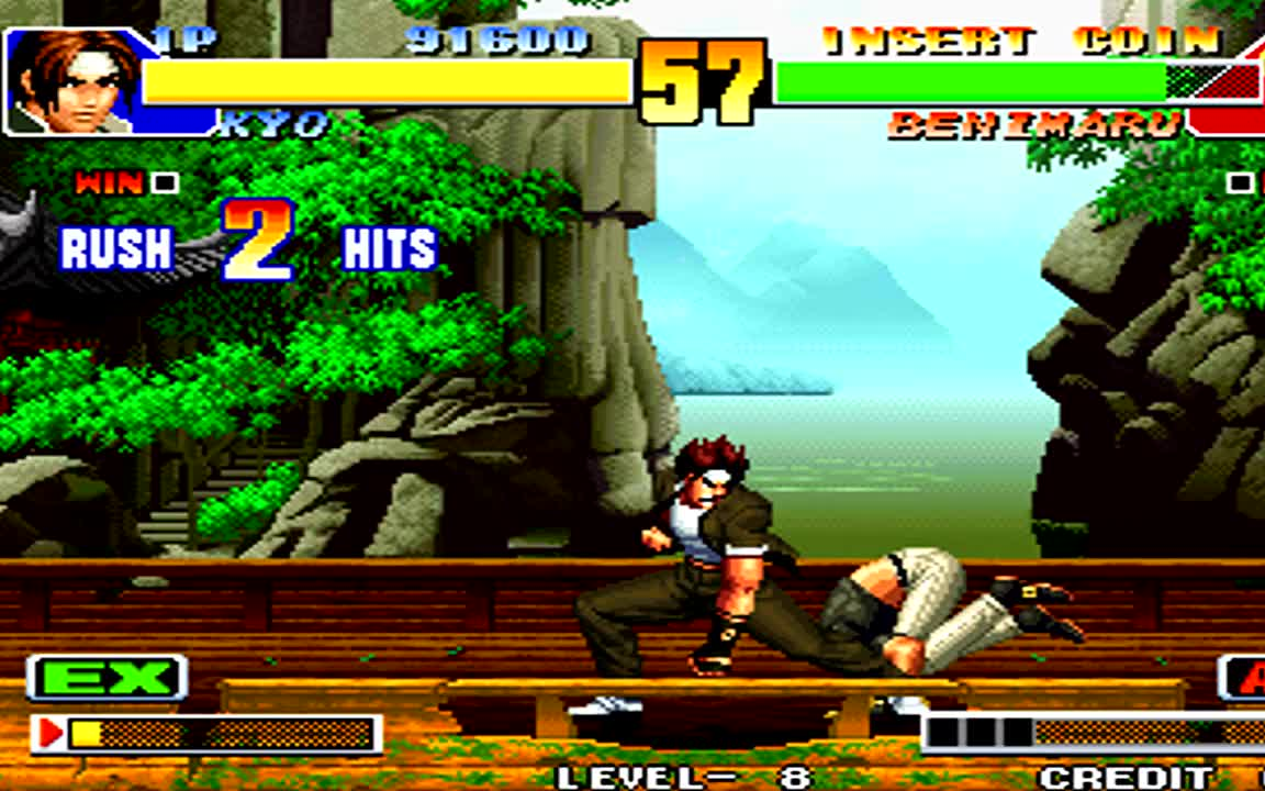[TAS] KOF 98 - EXTRA模式“蹲坑式的草薙京”单人模式通关_单机...