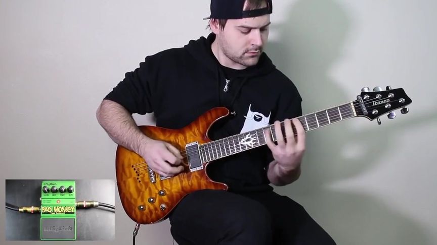 一把吉他换着用10个不同的金属效果器!重金属 摇滚 金属核 乐队