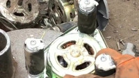 原来洗衣机的电机拆卸,操作起来这么简单,学会都不用找维修工了!
