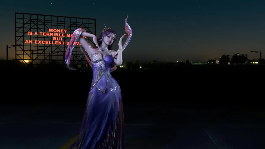 国漫女神云曦跳舞|||3D建模完美世界云曦开跳古风#国漫女神 #云曦