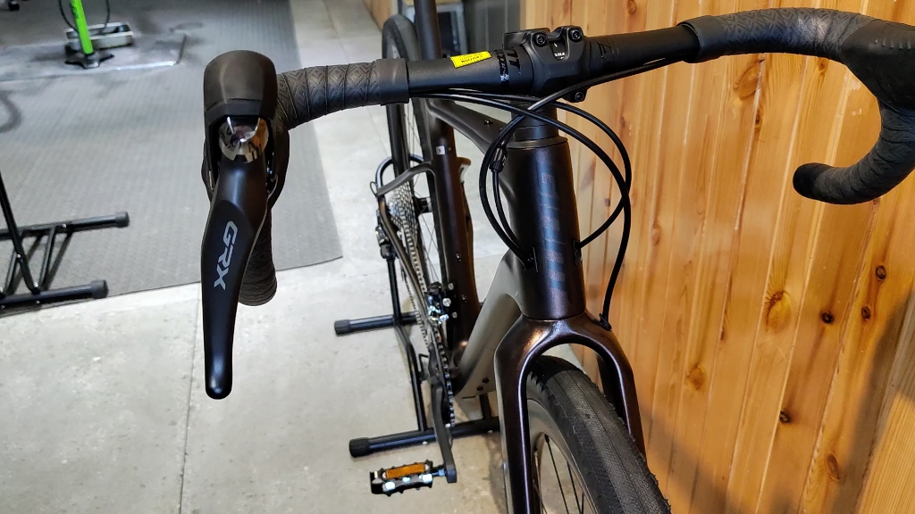 捷安特gravel 瓜车来了!revolt adv 0 刚刚组装完毕 碳架碳轮+grx810 神器!