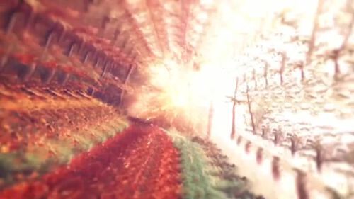 火花粒子三维视差完美融合可替换23张图片ae