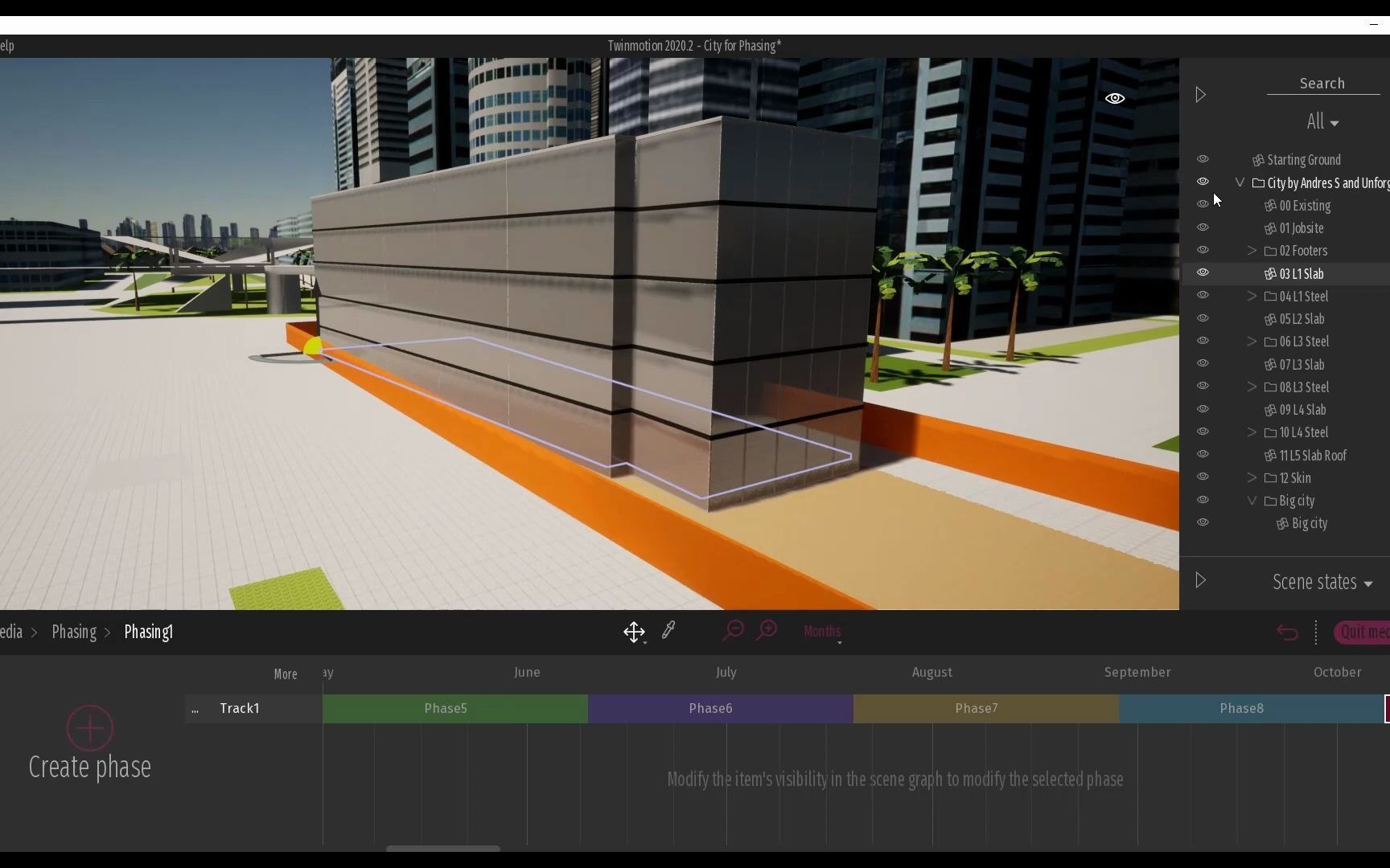 sketchup导入Twinmotion做施工模拟