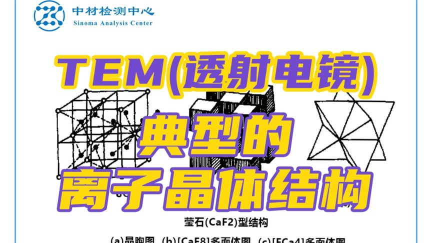 典型的离子晶体结构——材料表征TEM测试(透射电镜)基础知识
