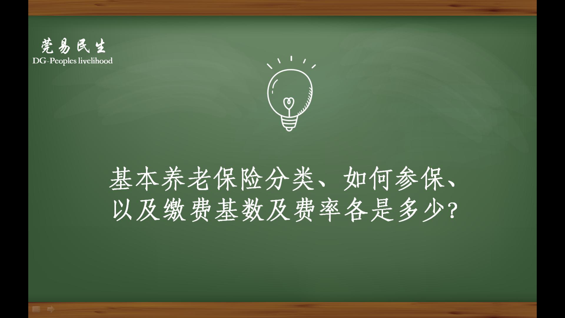 第六期,基本养老保险分类、如何参保、缴费基数及费率占比各是多少?
