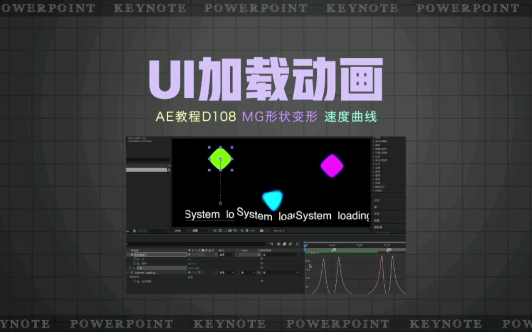 AE教程 一分钟搞定超丝滑UI加载动画 #ae教程 #mg动画 #ui动效 一个...