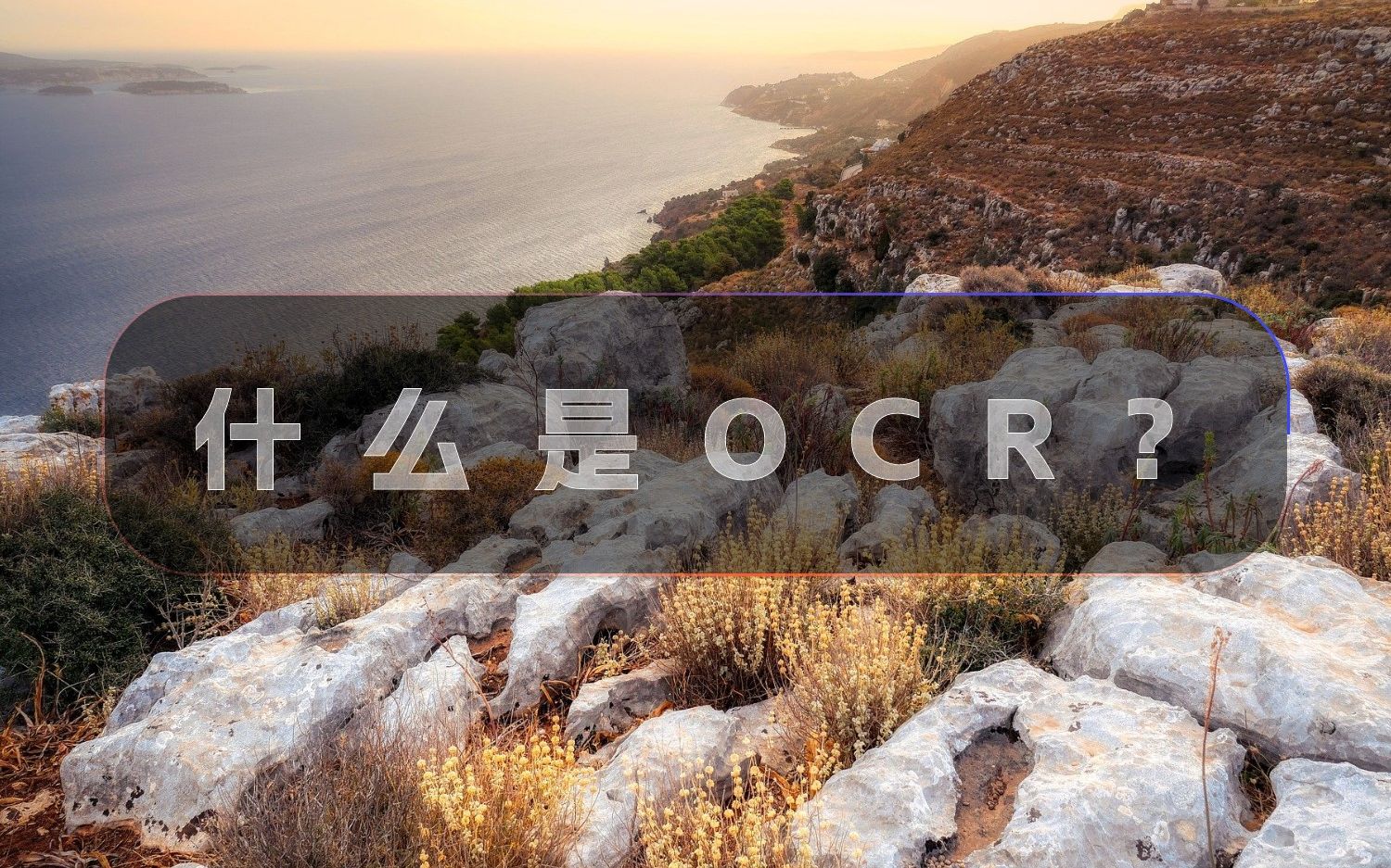 什么是OCR?怎么使用OCR技术识别文字提取?