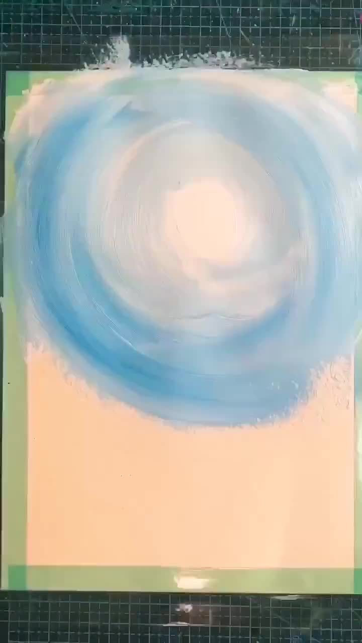 创意儿童画好多朋友问的海底世界颜色普兰群青湖蓝.