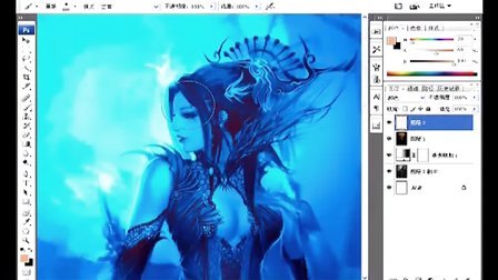 【失逝】PS(photoshop)绘制商业插画技法教程二