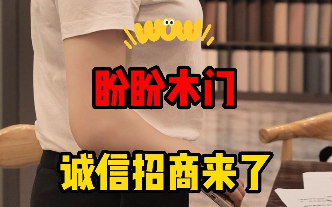 盼盼木门诚信招商啦!