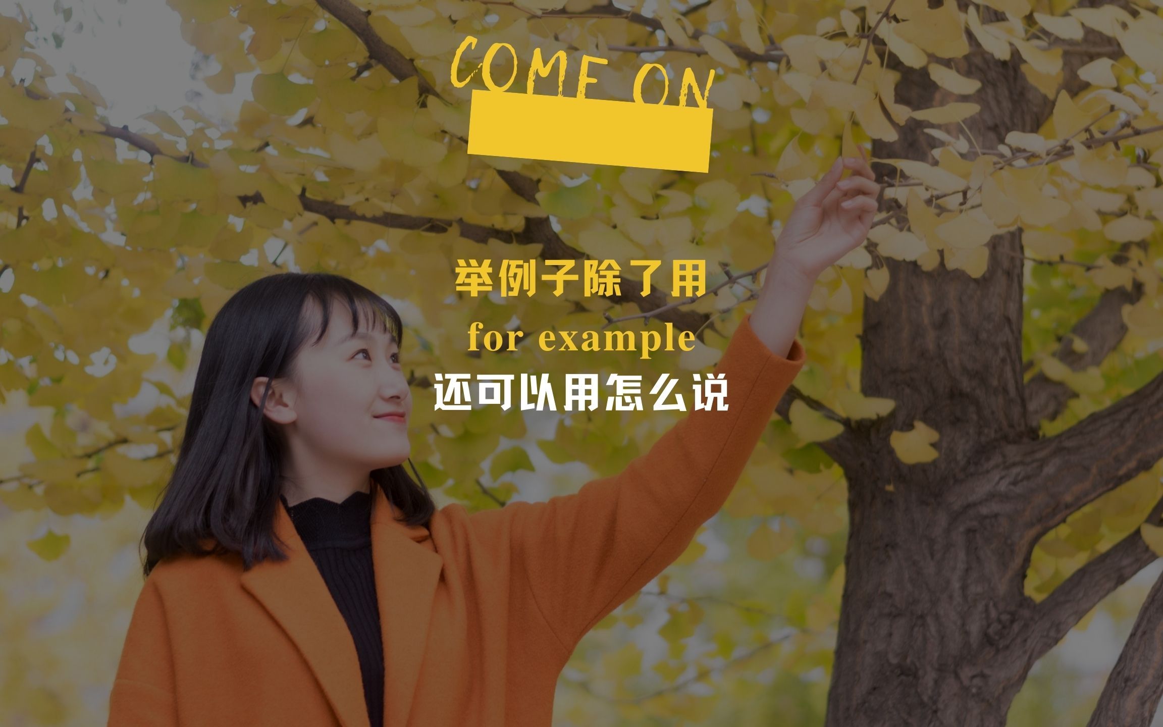 举例子除了用for example还可以用什么英文表示