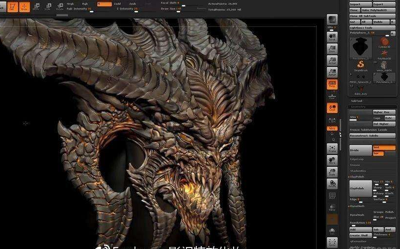 【ZB完整版教程(中文字幕)ZBrush:3D Printing | CG资源视频教程 】...