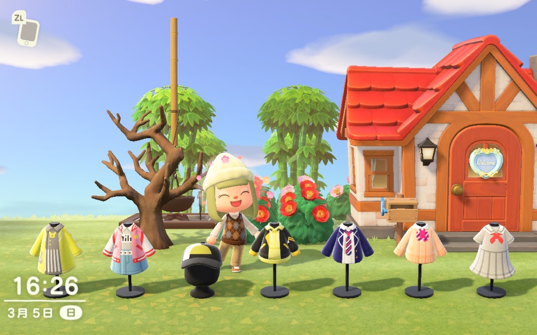 【pjsk in 动森】画了几件衣服