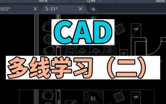 CAD中多线的使用方法