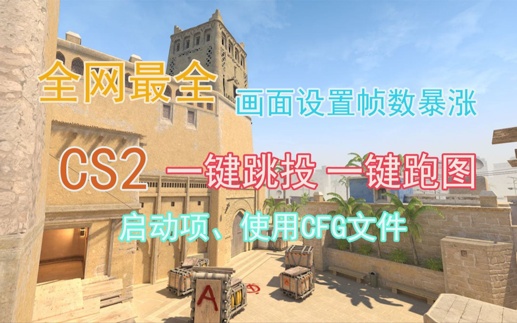 全网最全CS2画面设置,一键跳投大跳,一键跑图,启动项,CFG和指令的...