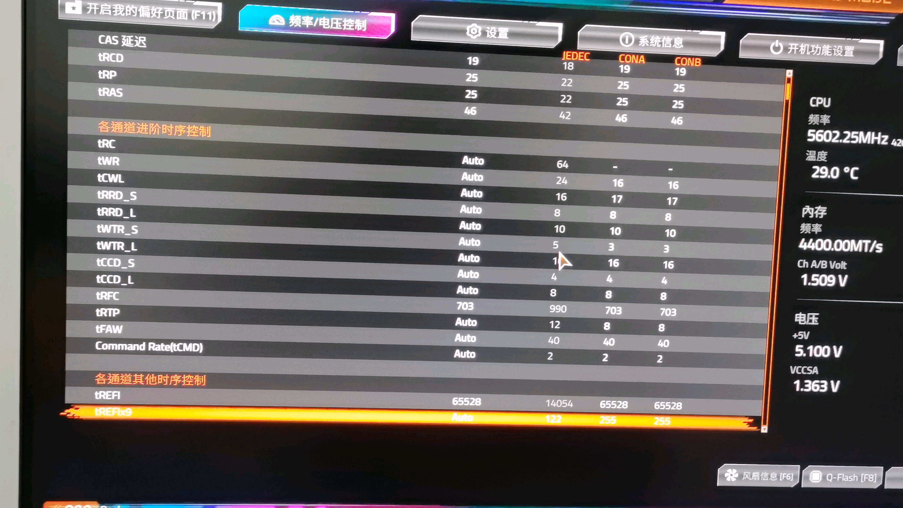 技嘉Z690小雕DDR4内存4400轻松超频