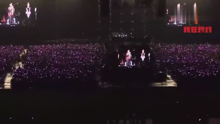 实拍:周杰伦西安演唱会现场怒斥保安 事后道歉