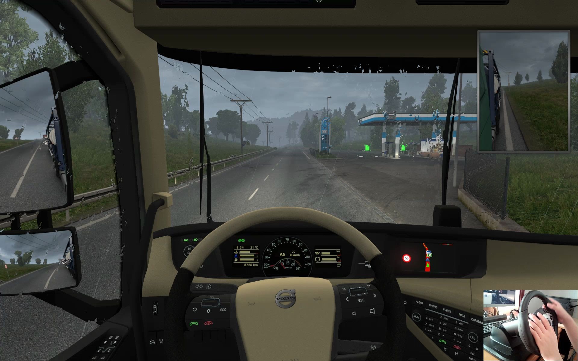 欧洲卡车模拟2:如何让你的百元级方向盘用起来更舒服?科腾D7A