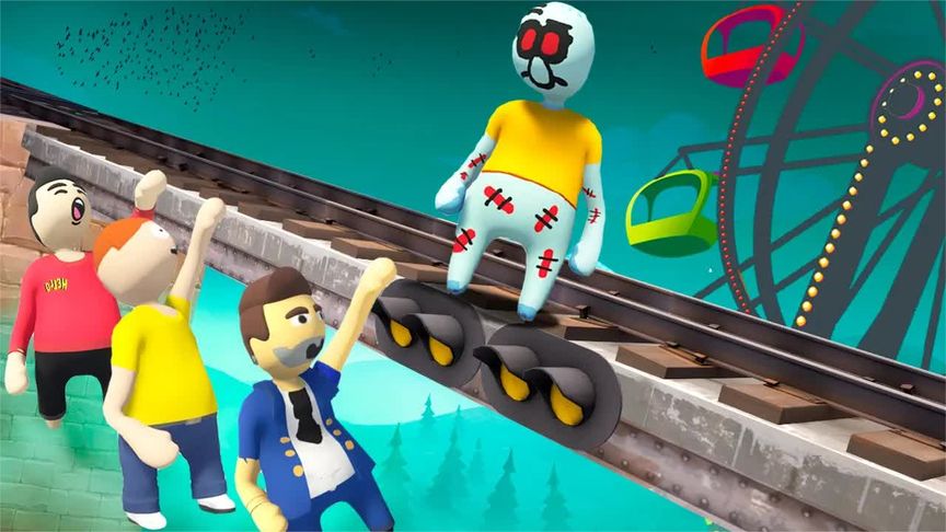 人类一败涂地躲猫猫:铁憨憨靠一根绳子挂在空中躲避表弟的追击