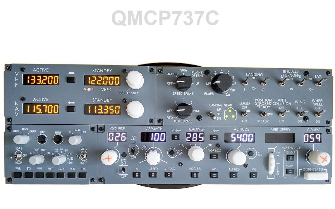 QMCP737C使用教程 ZIBO737面板 Xplane