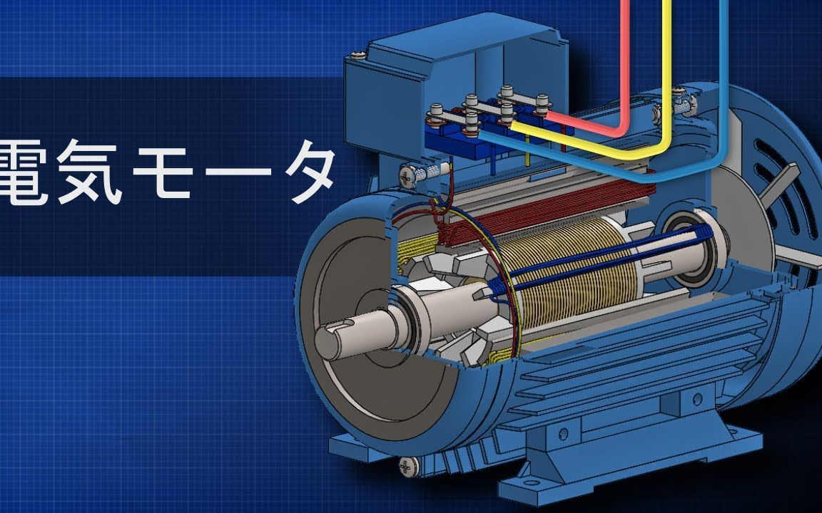 ●日本作者,电器结构和工作原理:三相交流电动机(日语学习)