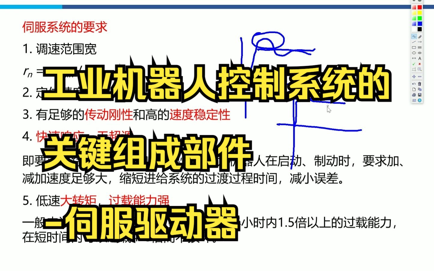 7-7工业机器人控制系统的关键组成部件-伺服驱动器