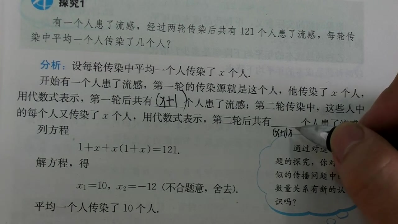 实际问题与一元二次方程讲解人教版初三数学上册