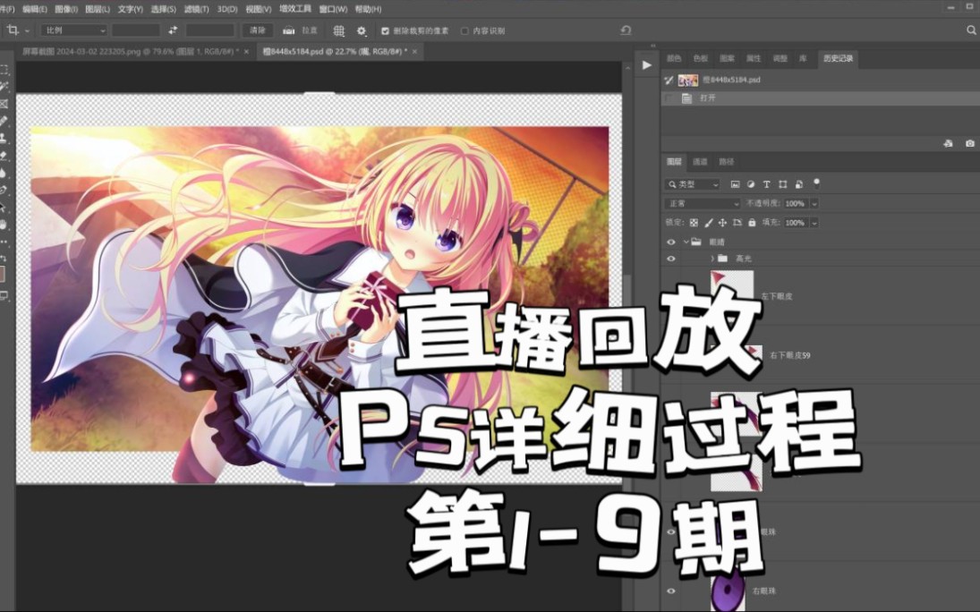 【直播回放】PS详细过程 第1-9期