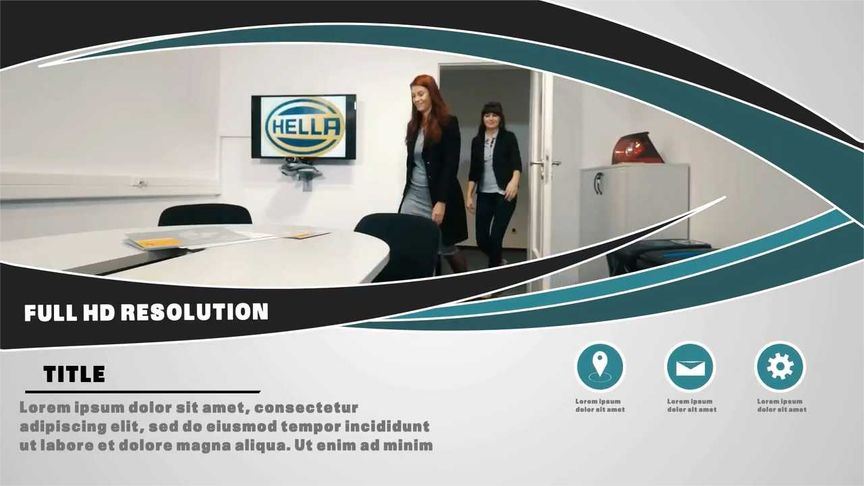 10个简单的企业活动视频AE模板