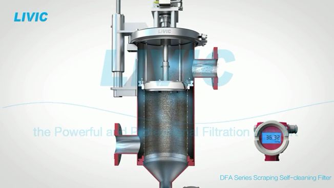 刮刀式自清洗过滤器工作原理|DFA