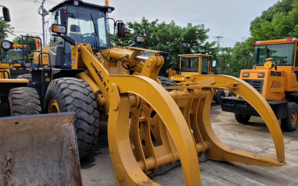 大量现货二手50抱夹装载机二手五吨夹木铲车