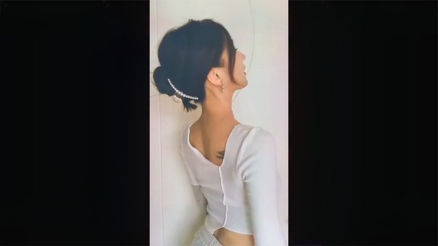 女生发型发夹发抓的三种用法