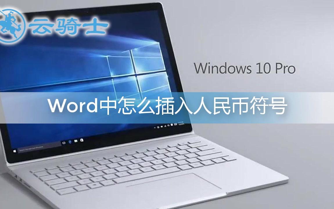 Word中怎么插入人民币符号