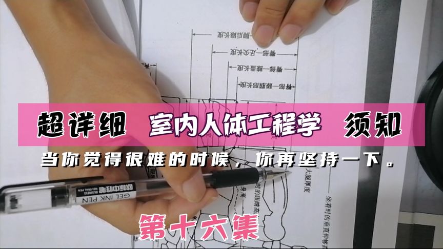室内设计CAD 入门教程-人体工程学在空间应用