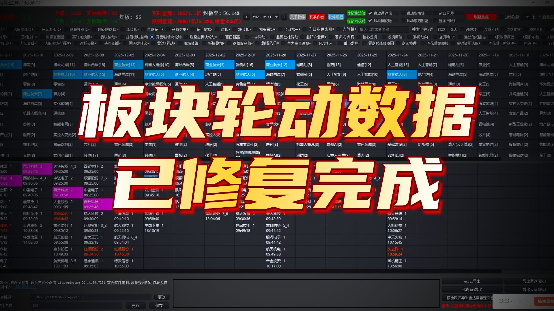 ...看盘神器 联动通达信 联动同花顺 开盘啦数据导出 通达信自定义导出 ...