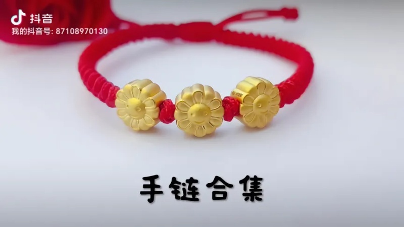 红绳编手链 原创饰品 精美饰品 饰品首饰 手作饰品