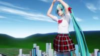【巨大娘MMD】假扮怪兽的Miku【Giantess Growth】