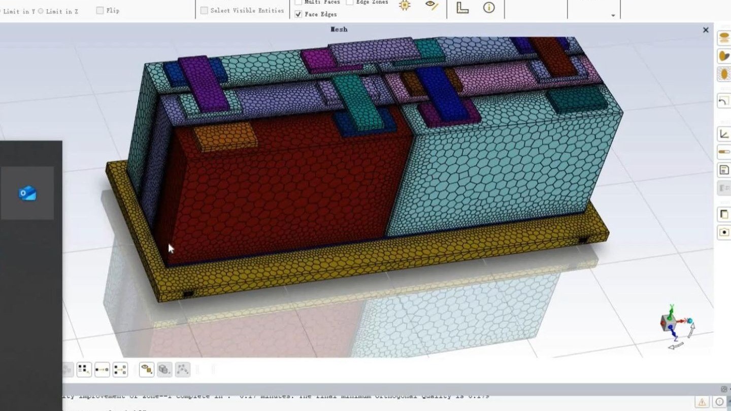 基于Ansys Fluent的动力电池液冷散热模拟-前处理