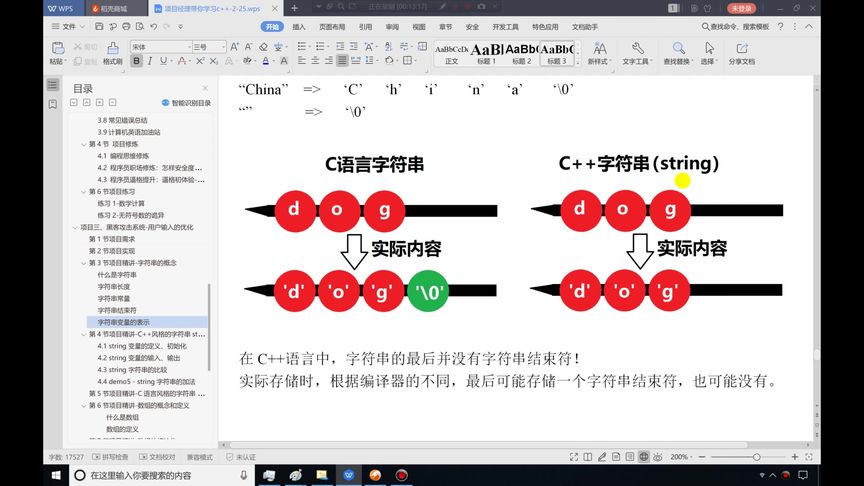【C/C++】字符串的概念