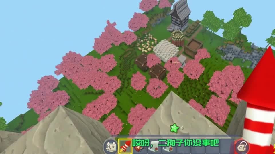 迷你世界:二狗子和狗蛋玩吃鸡,看看谁更厉害