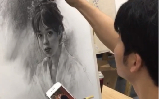 这样表现手法的素描美女小姐姐,你们喜欢吗?