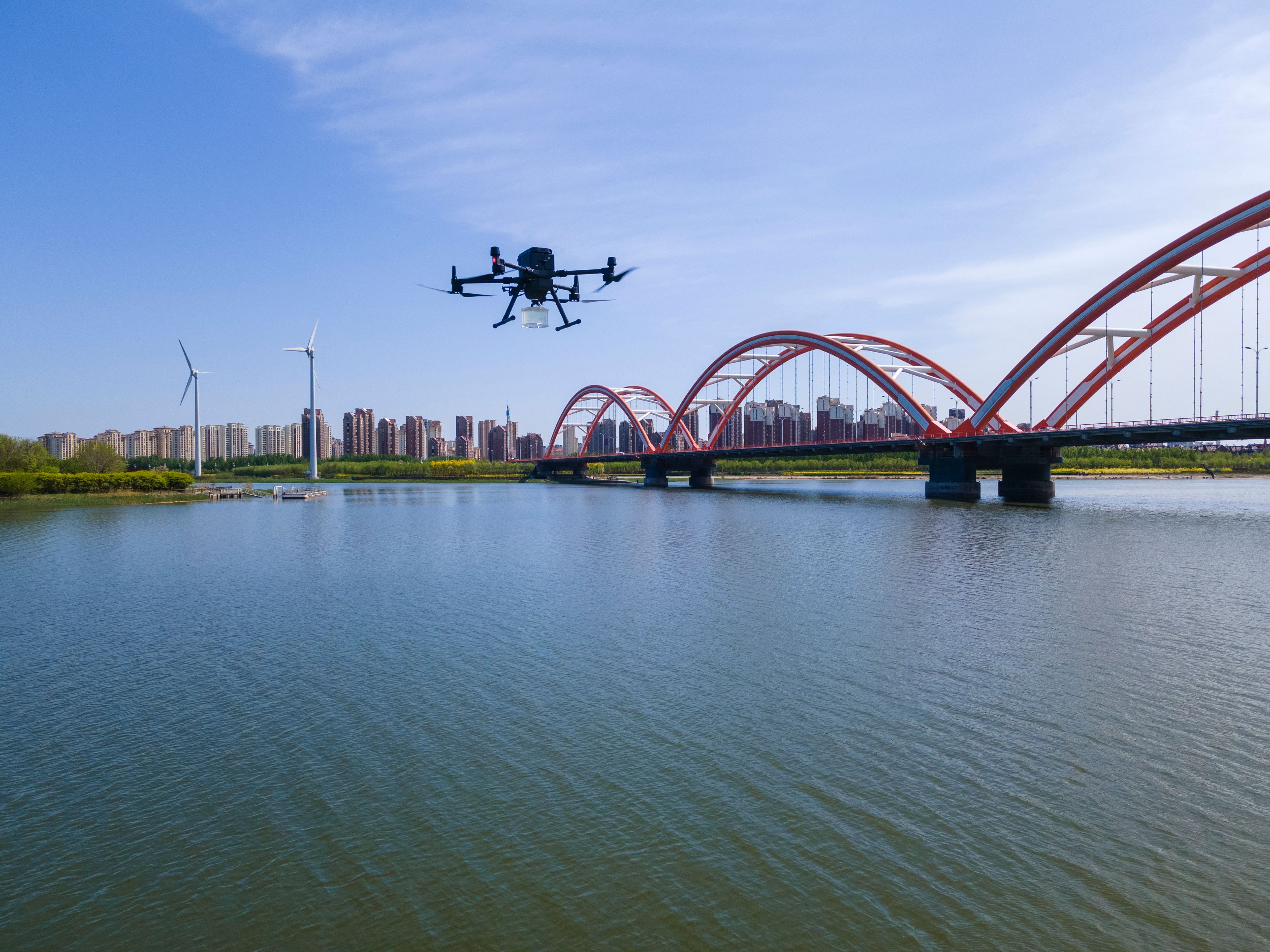 易汲Eayspeed 大疆M300无人机智能采水系统