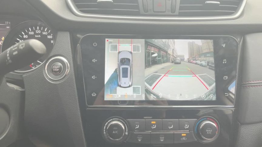 新逍客原车屏无损升级高清360全景影像完工#360全景