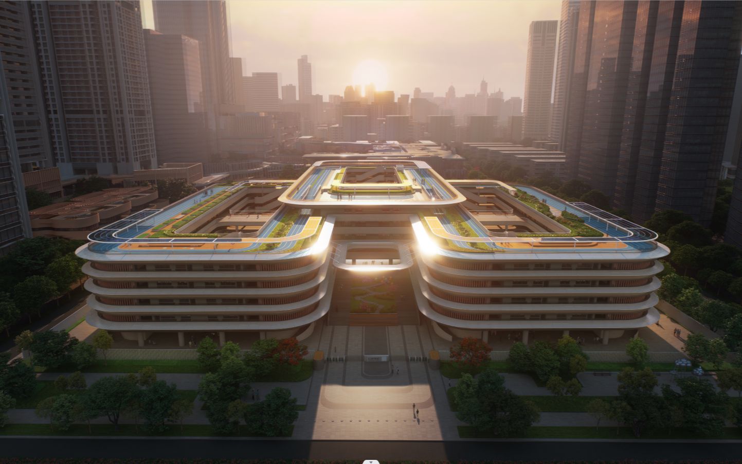 深圳福田区福荣学校方案动画