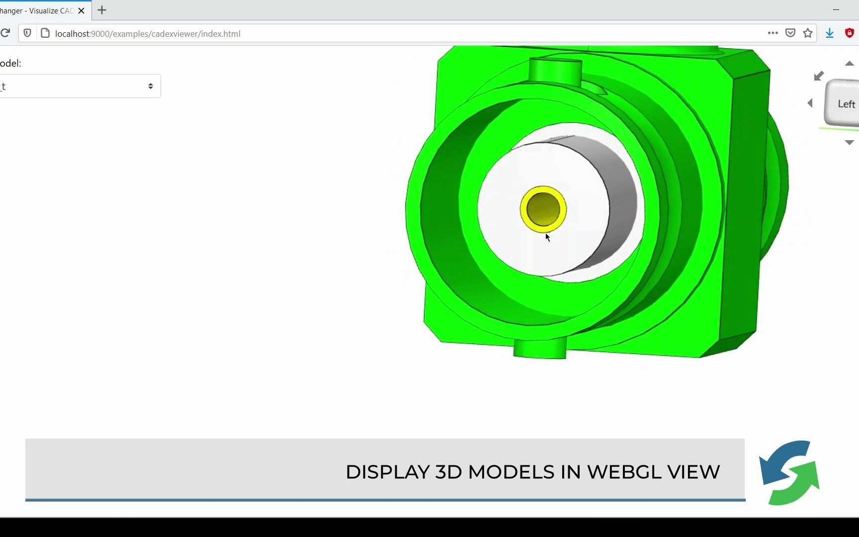 CAD Exchanger Web Toolkit 三维图形在网页端的开发和显示